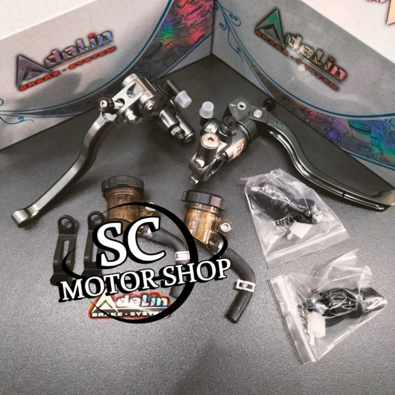 Jual Master rem radial ADELIN PX-1 set kanan kiri 19mm - 17.5mm - 14mm pcx - nmax - xmax - adv ...