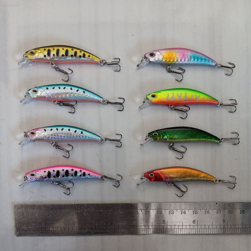 Jual 1pcs Umpan Lure Minow Sinking Casting Ultralight Ryuki60s 6.5gram ...
