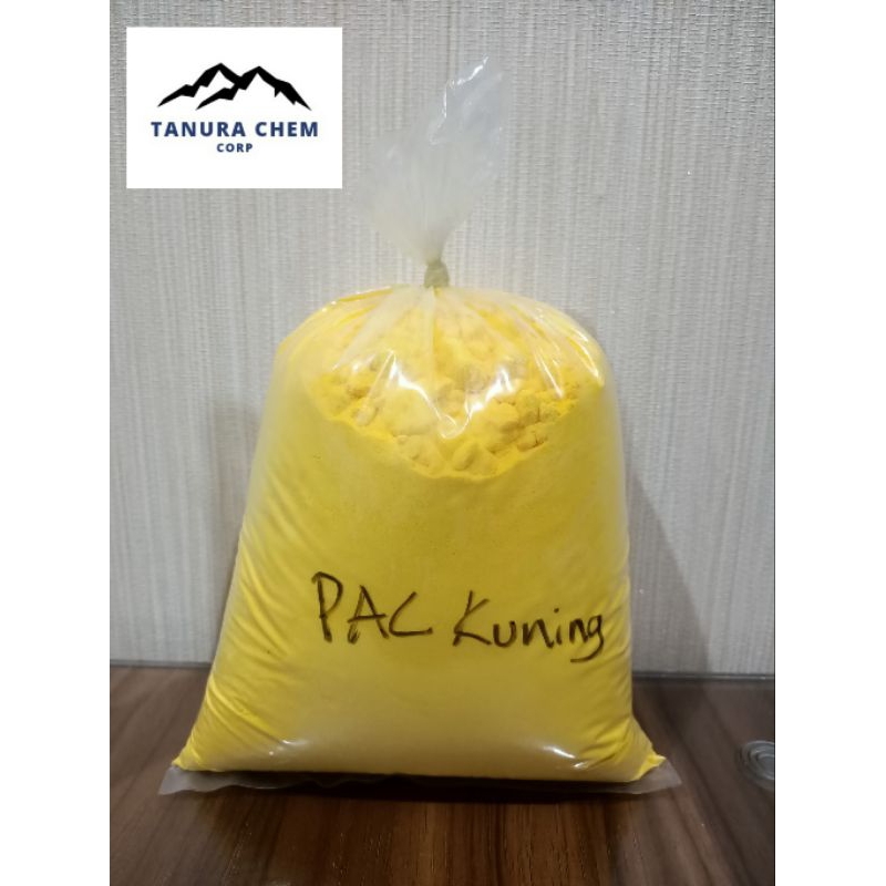 Jual Poly Aluminium Chloride (PAC) Kuning / Penjernih Air 1 Kg | Shopee ...