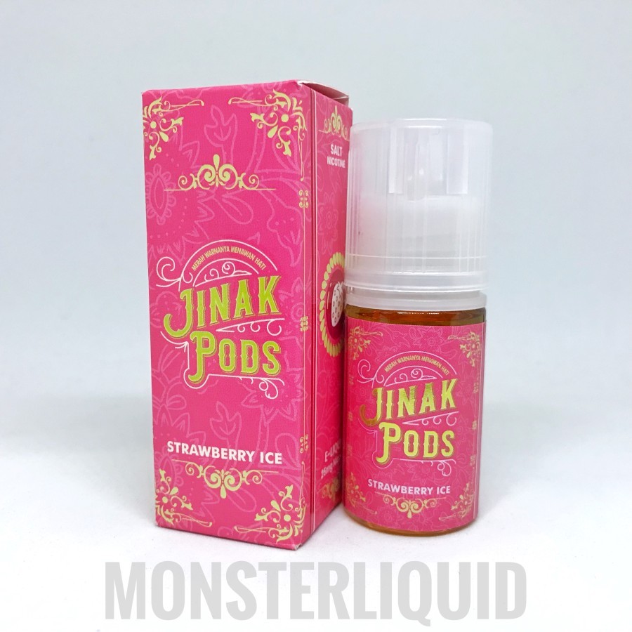 Jual SALT JINAK PODS STRAWBERRY ICE BY MILDOS X KOKO SARANG 25MG 30ML ...