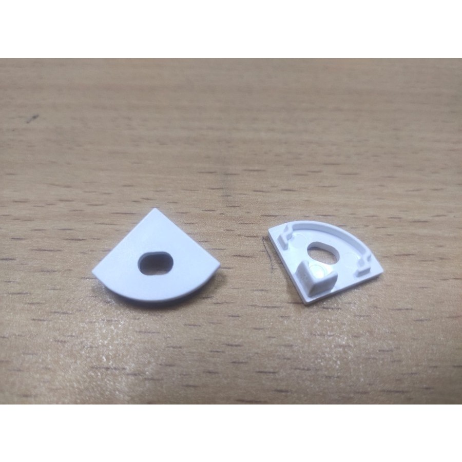 Jual sparepart aluminium u Channel LED Strip klip besi end cap clip ...