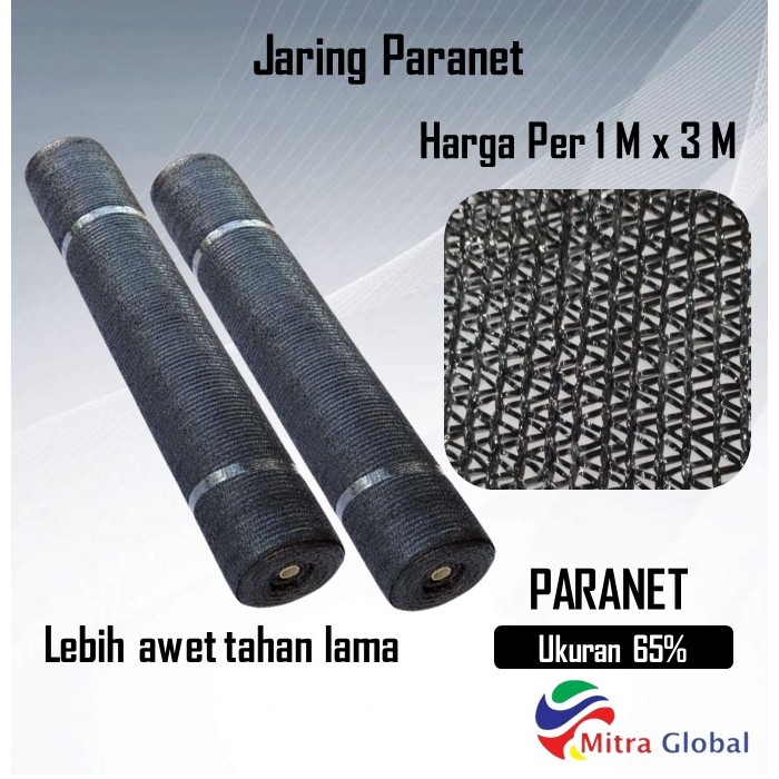 Jual ECER PARANET 65% LEBAR 3 METER EASYGROW JARING PENEDUH ATAP ANTI ...