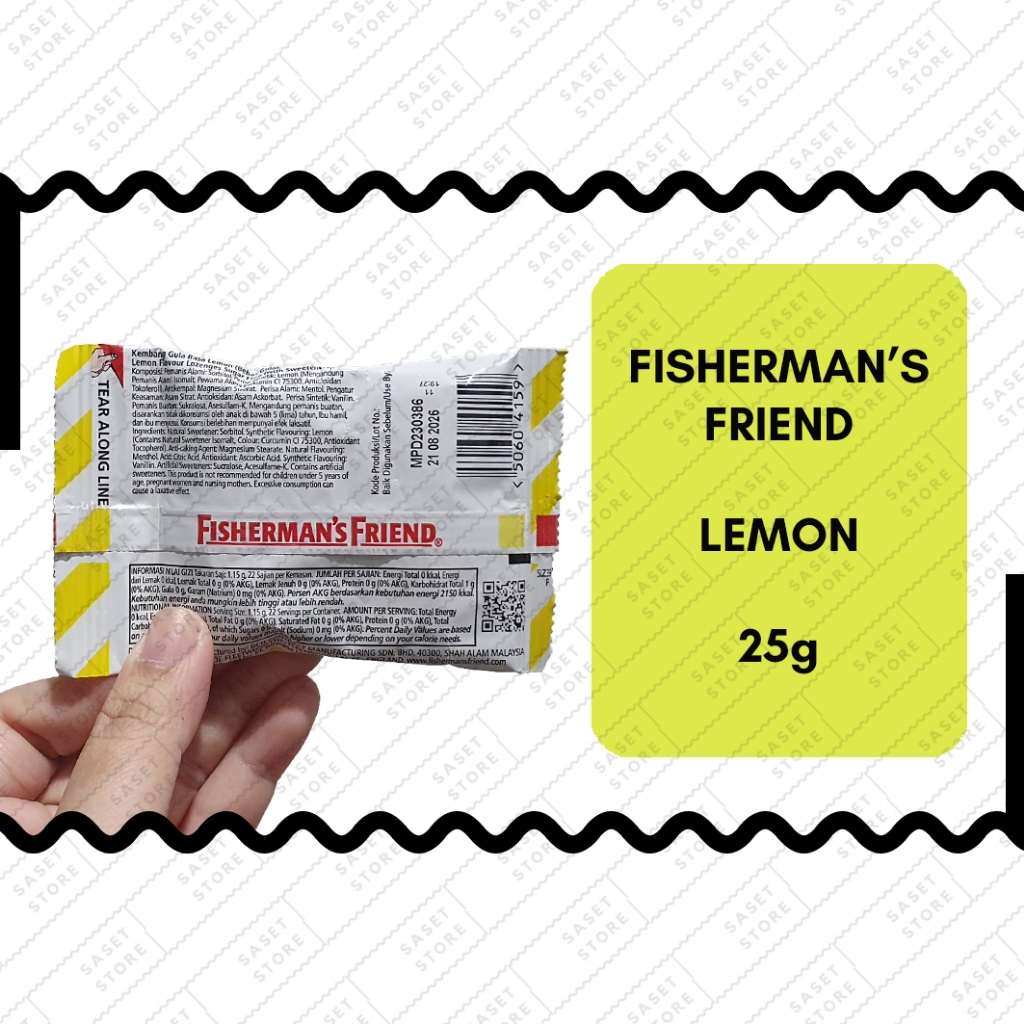 Jual Fisherman's Friend Permen Lemon 25g Sachet Bebas Gula | Shopee ...