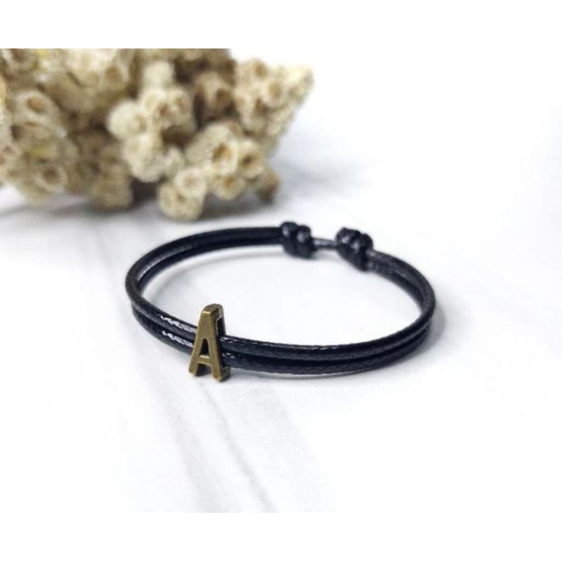 Jual Gelang Inisial Logam Gelang Huruf Logam Shopee Indonesia
