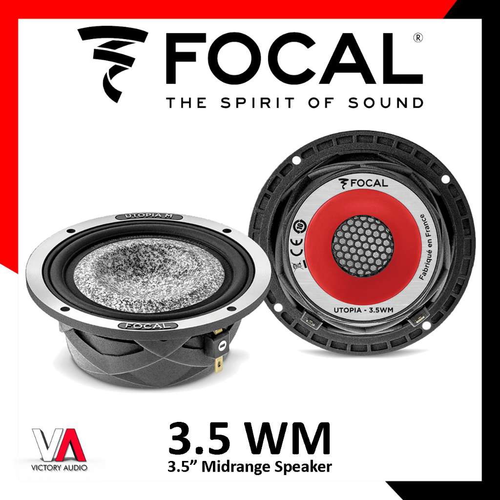 Jual 1 SET Speaker Midrange FOCAL UTOPIA M 3.5 WM HIGH END Mid Range 3. ...