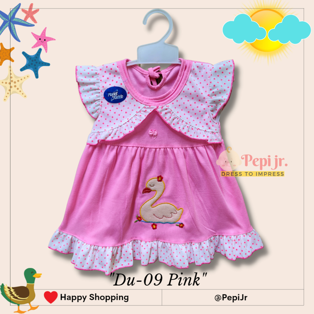 Jual Pepi Jr - Baju Bayi Perempuan 0-6 bulan newborn dress anak ...