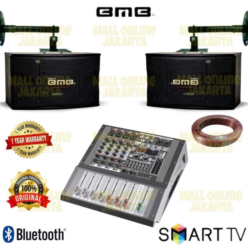 Jual Paket sound system Bmb 10 inch Power Mixer 4 channel indoor ...
