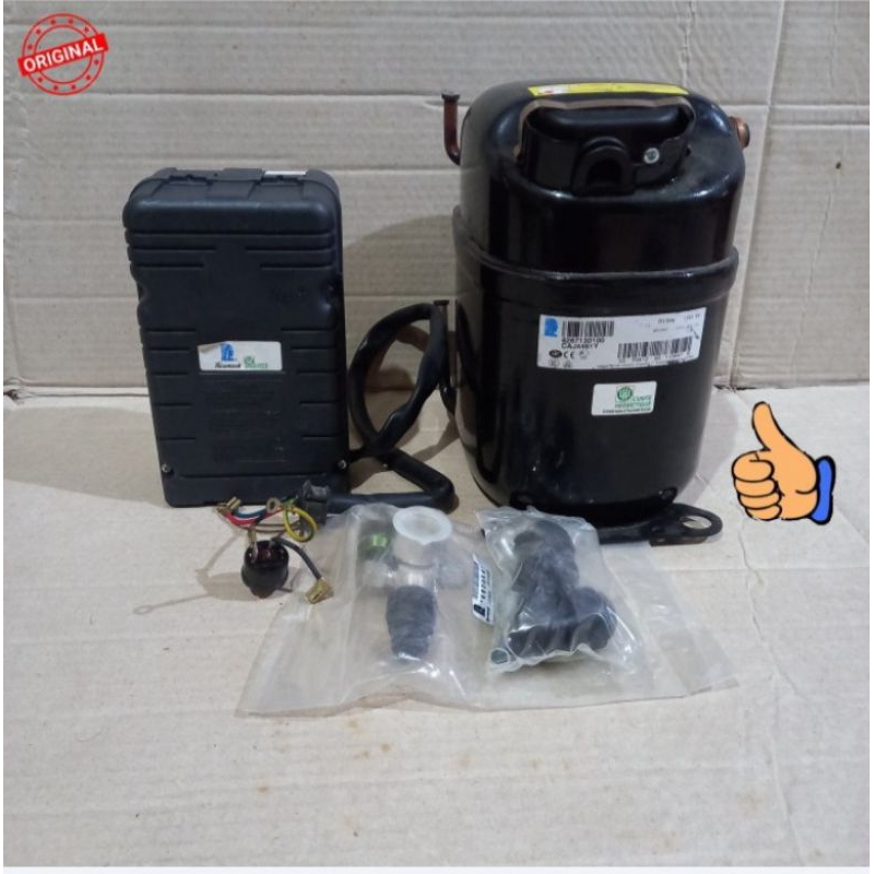 Jual Tecumseh Compressor R-134 CAJ 4461 Y 1/2 HP 200-240 Volt (Hermetic ...