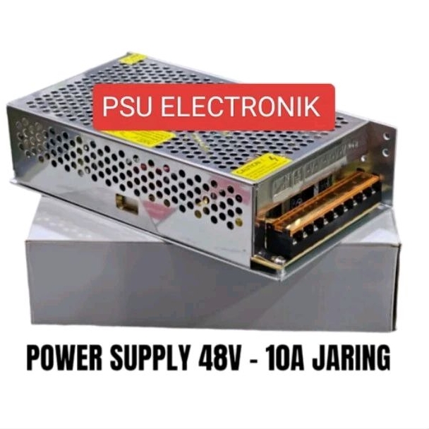 Jual Switching Power Supply PSU 48V 10A High Quality, 48 Volt 10 Ampere Jaring | Shopee Indonesia