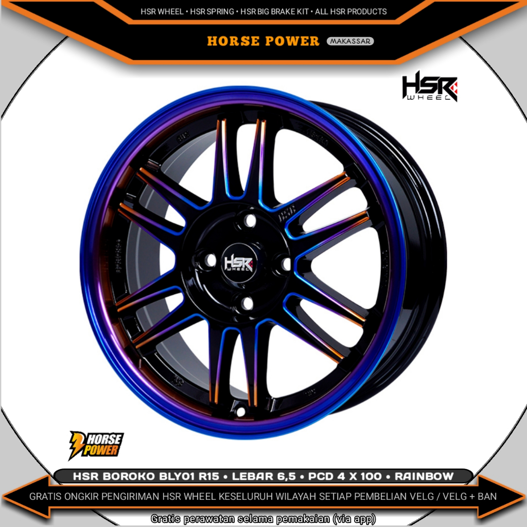 Jual Velg R15 • Mobil 4 Baut Roda • Single Pcd 4 x 100 • Hsr Boroko ...