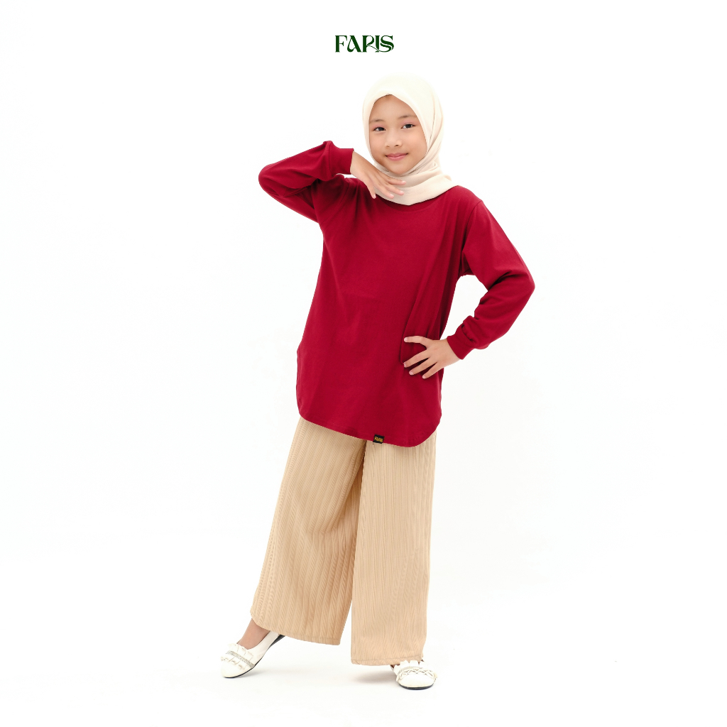 Jual TEESHIRT- Kaos Anak Perempuan Body Oval Lengan Panjang | Shopee ...