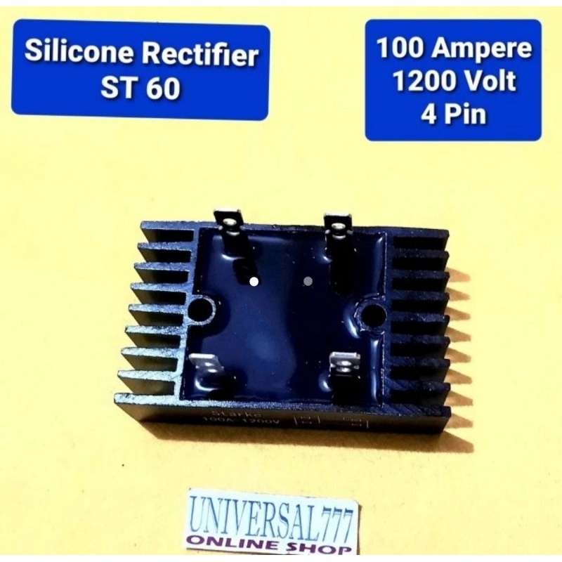 Jual ST60 4Pin 100A 1200V Silicone Diode Rectifier ST 60 Dioda 100 ...