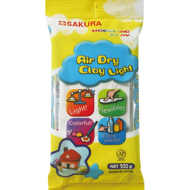 Jual SAKURA CLAY LIGHT WEIGHT PUTIH | Shopee Indonesia
