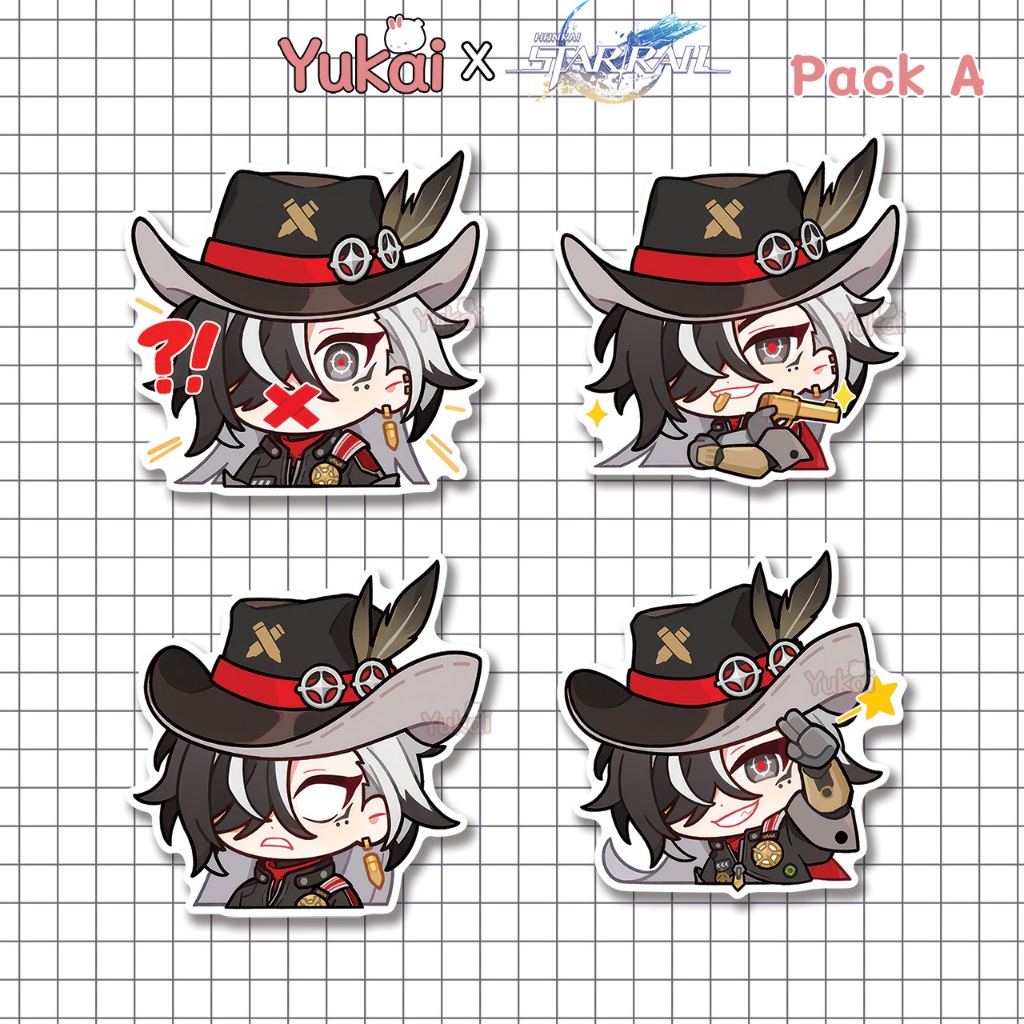 Jual Stiker Pack Boothill Honkai Star Rail (HSR) Premium, Sticker Anime ...