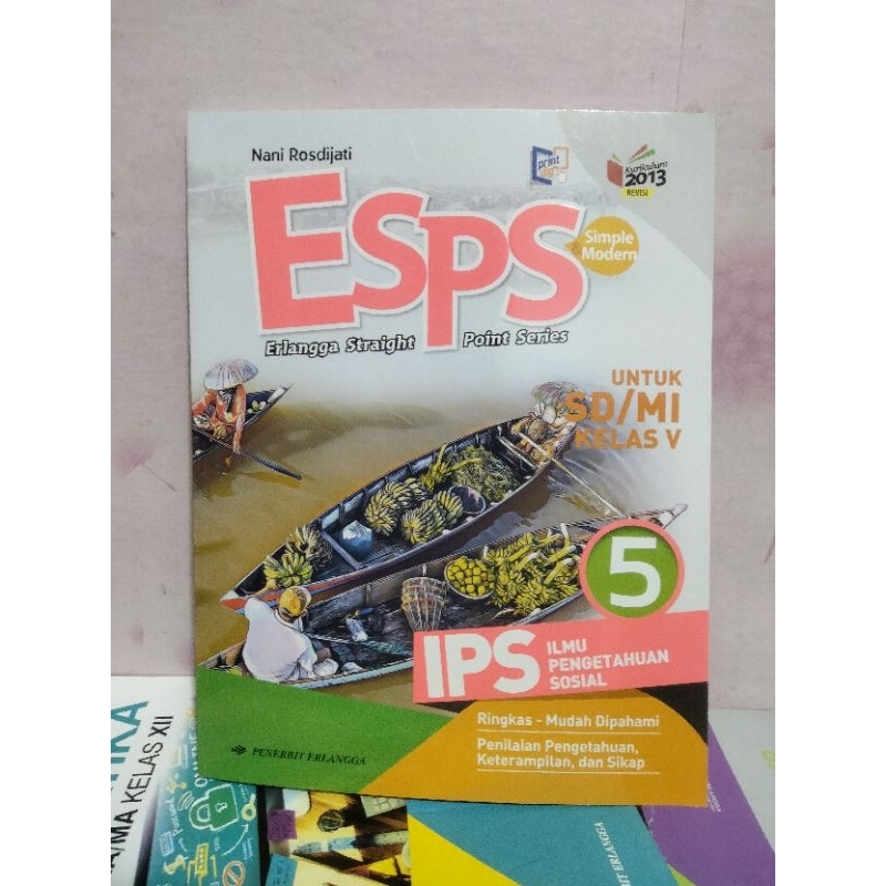 Jual buku esps ips/Ilmu pengetahuan sosial kelas 5/V sd/mi erlangga ...