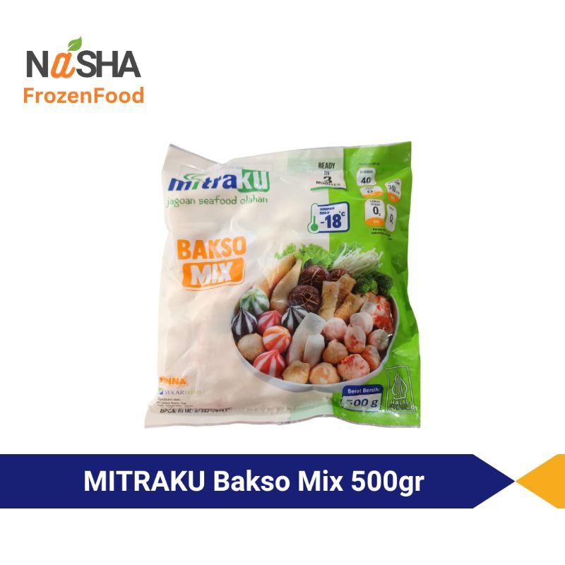 Jual Mitraku Seafood Bakso Mix 500gr | Shopee Indonesia