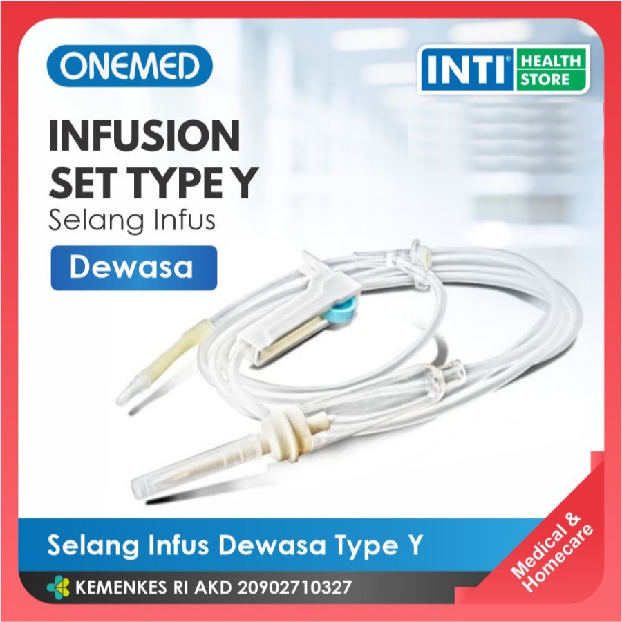 Jual Onemed | Infusion Set Type Y | Selang Infus Tipe Y | Shopee Indonesia