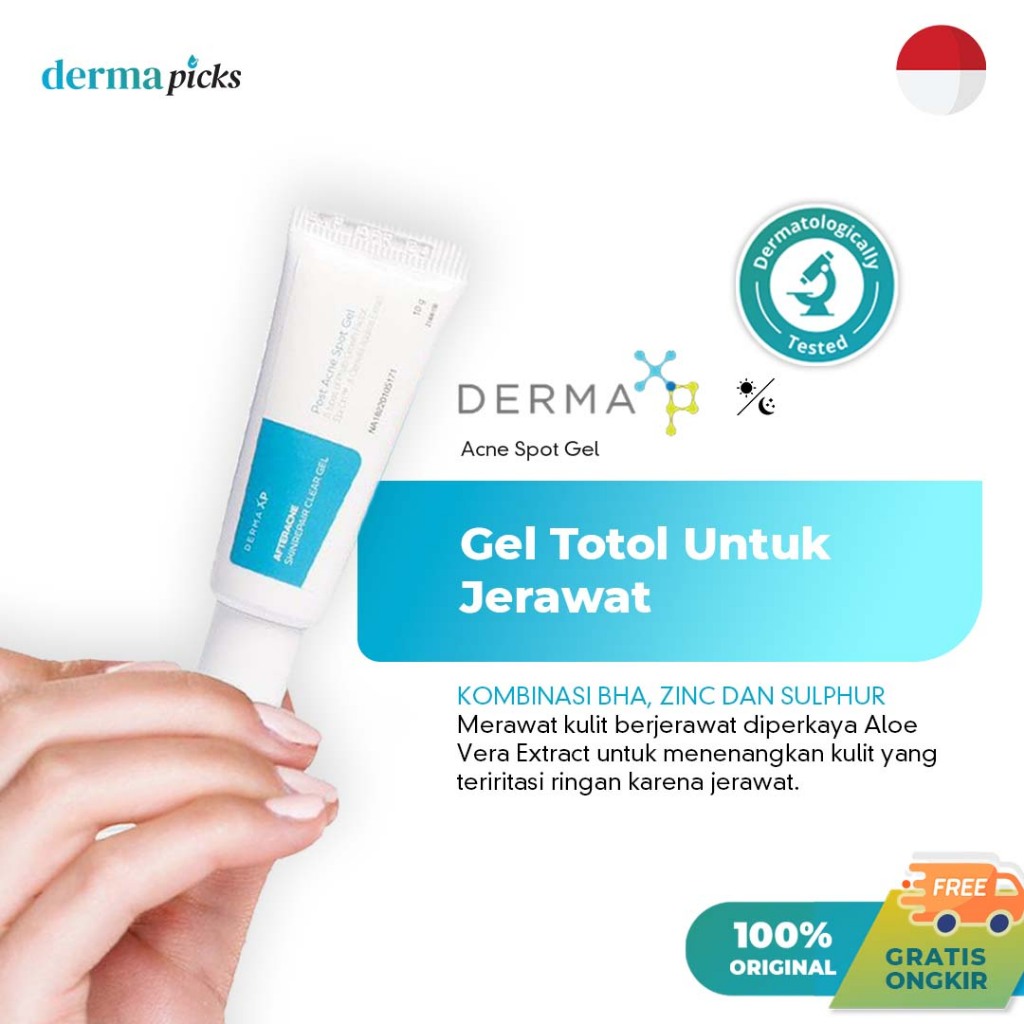 Jual DERMA XP ACNE SPOT GEL 10gr | Gel Totol Jerawat | Shopee Indonesia