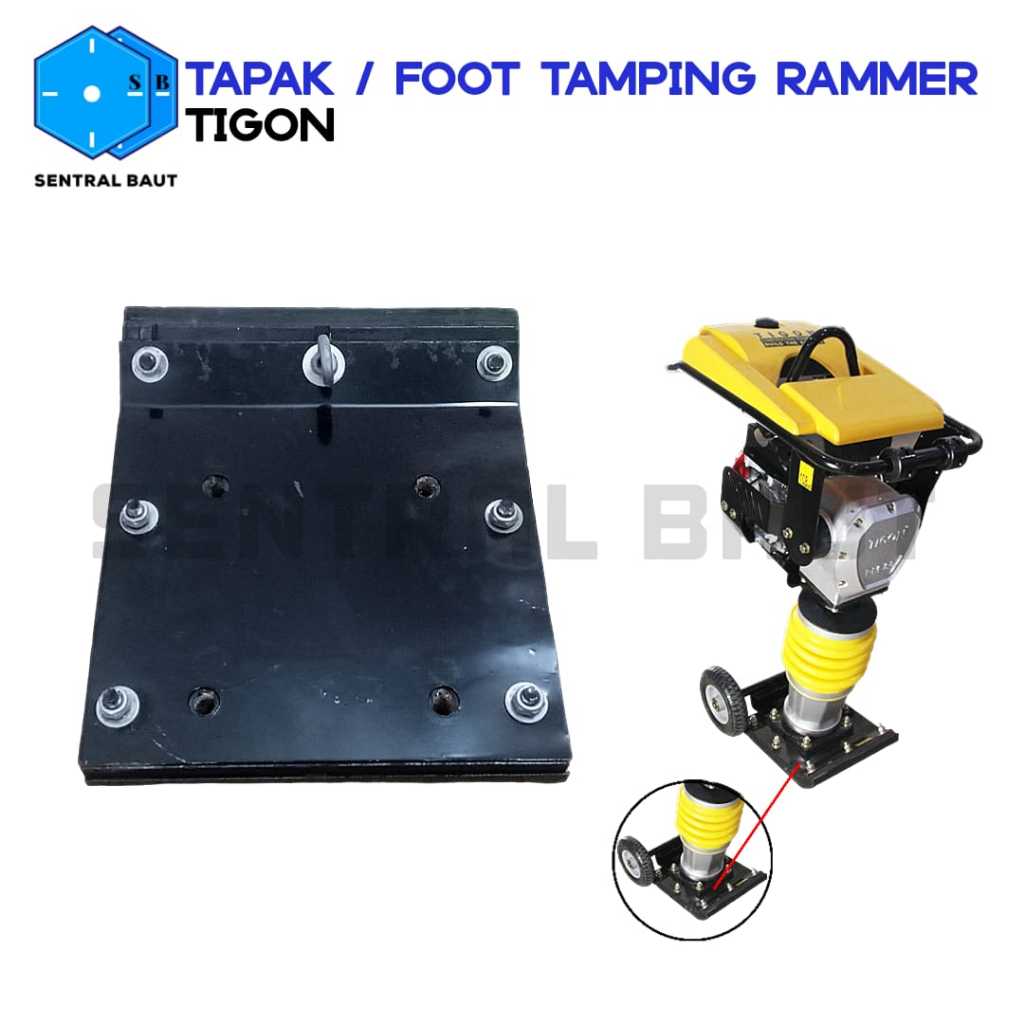 Jual SENTRAL BAUT || Tapak/Foot Tamping Rammer TIGON | Shopee Indonesia