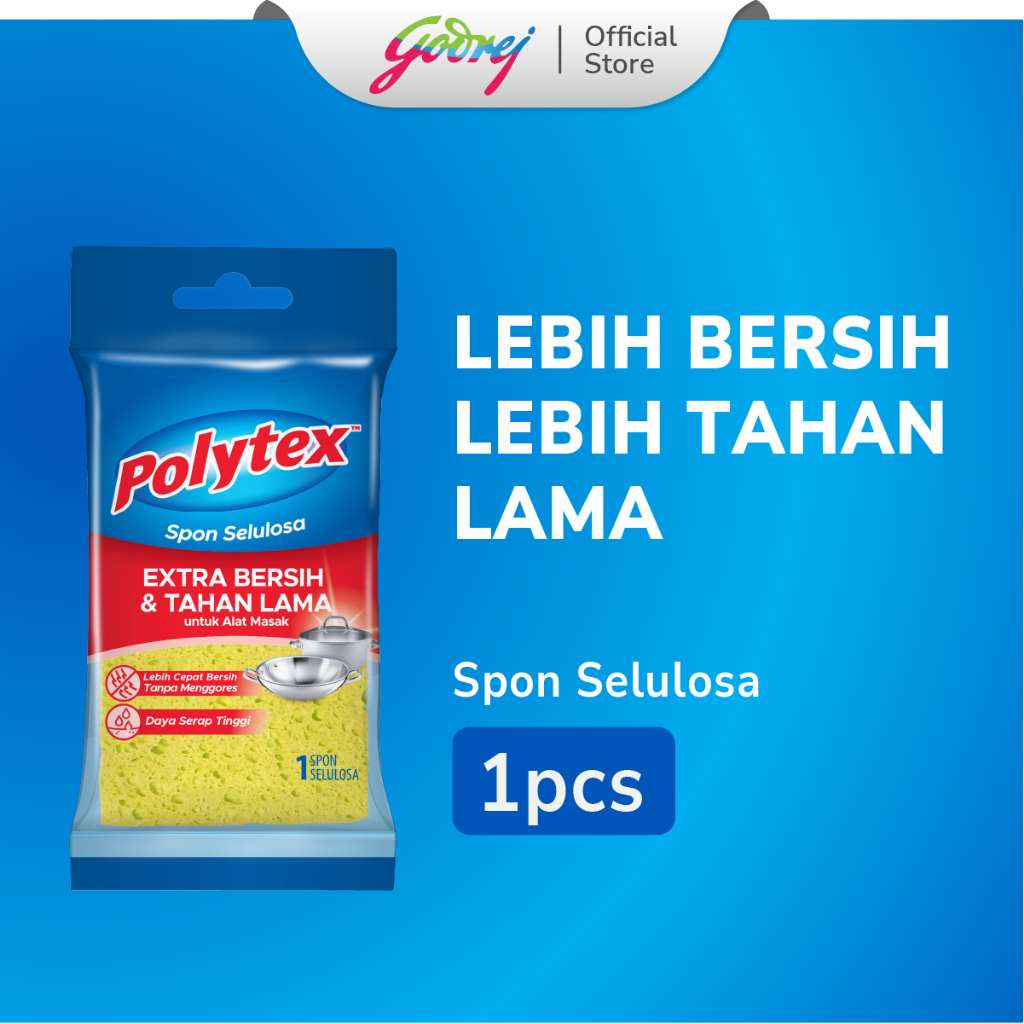 Jual Polytex Spon Selulosa Extra Bersih & Tahan Lama untuk Alat Masak ...