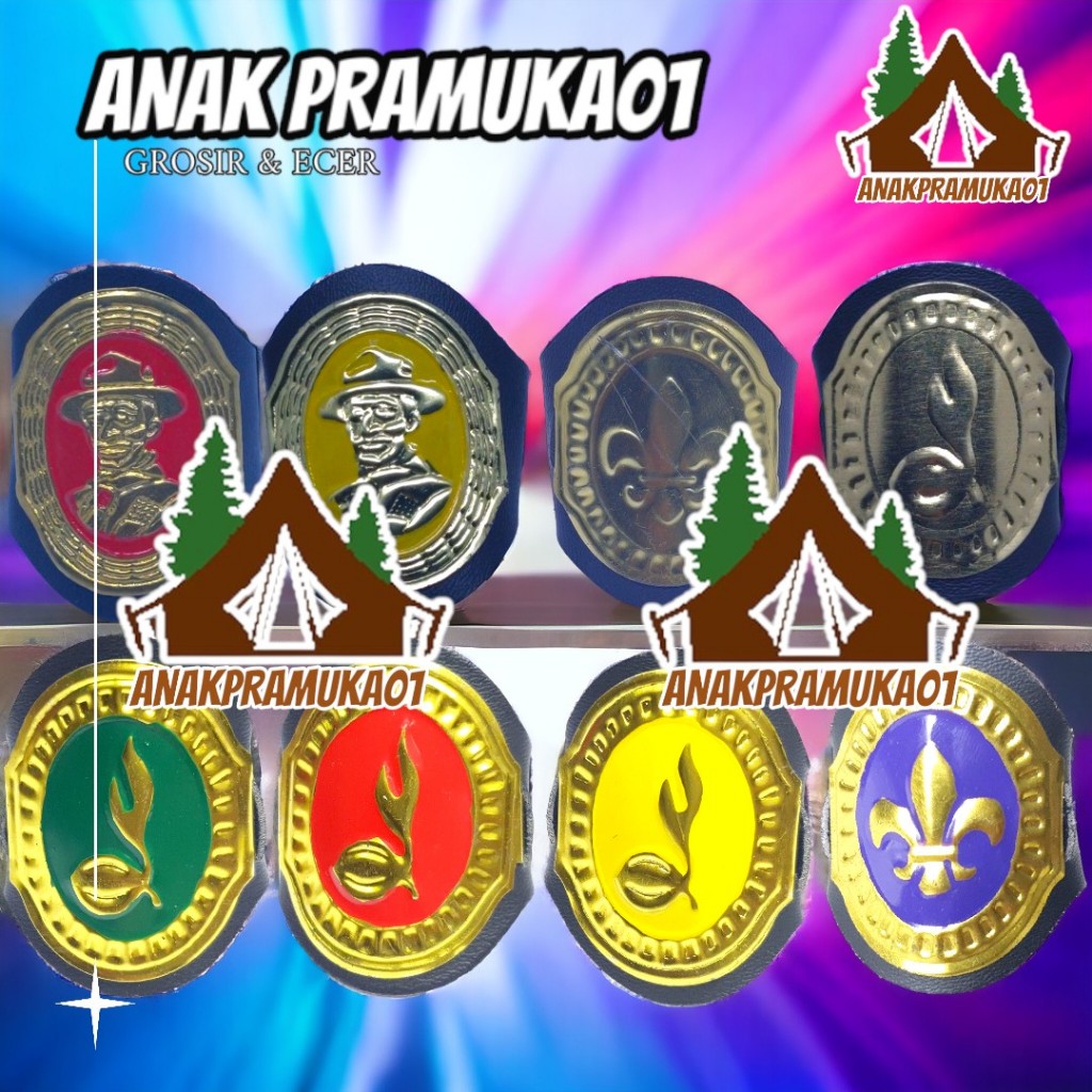 Jual Ring hasduk Kuningan kalep SD SMP SMA pembina / ring kacu Kuningan ...