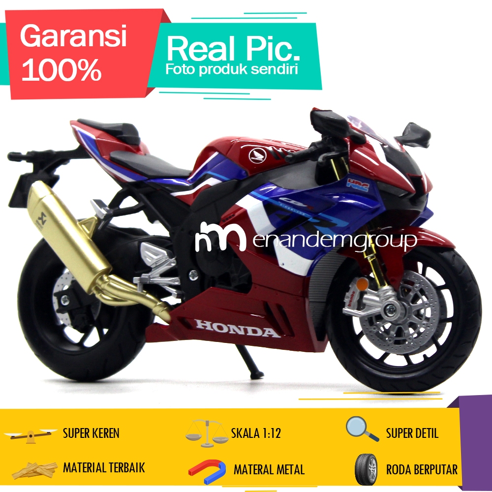 Jual Diecast Miniatur Mainan Sepeda Motor Gede Honda CBR1000RR-R ...
