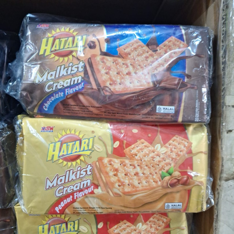 Jual HATARI malkist Cream 118gram aneka rasa | Shopee Indonesia