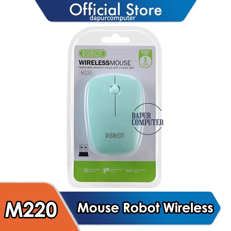 Jual Mouse wireless gaming terbaik wifi robot m220 murah | Shopee Indonesia