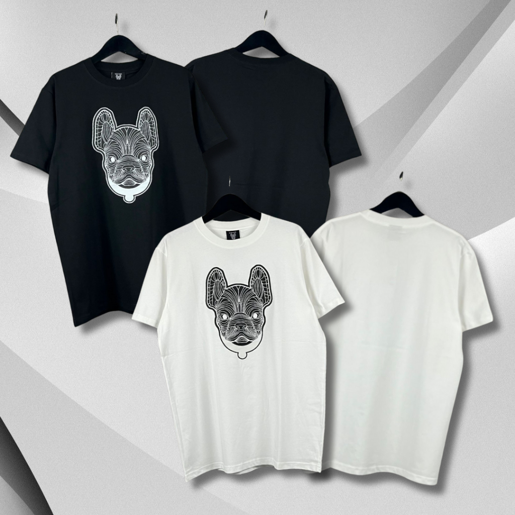 Jual Baju Kaos LIFEWORK RADOG Black & White Tee Oversize Cotton Half ...