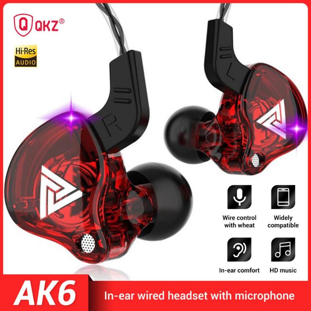 Jual QKZ AK6 with Mic In-Ear Earphone HiFi Fever Bass Earphone Sport ...
