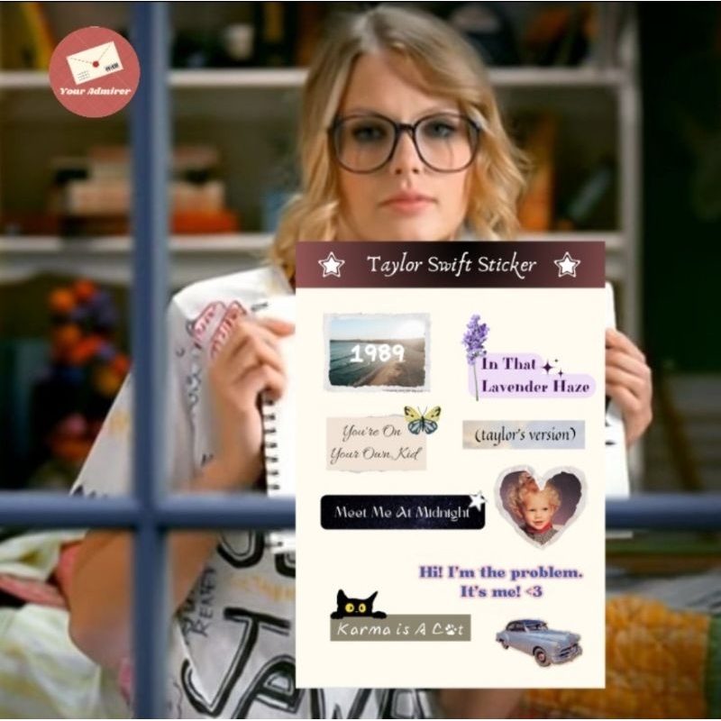 Jual Taylor Swift Sticker Pack | Shopee Indonesia