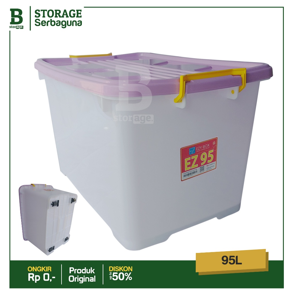 Jual Container Box Penyimpanan Besar CB 95 Liter Kuat dan Awet Kotak ...