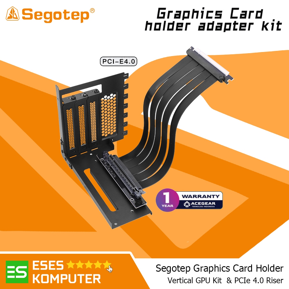 Jual Segotep Vertical GPU Mounting Kit GPU Holder & PCIe 4.0 Riser ...