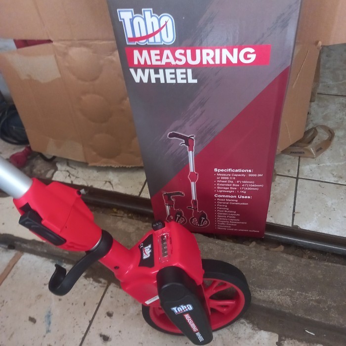 Jual TOHO Meteran Jalan Digital Dorong Roda Distance measuring Meteran ...