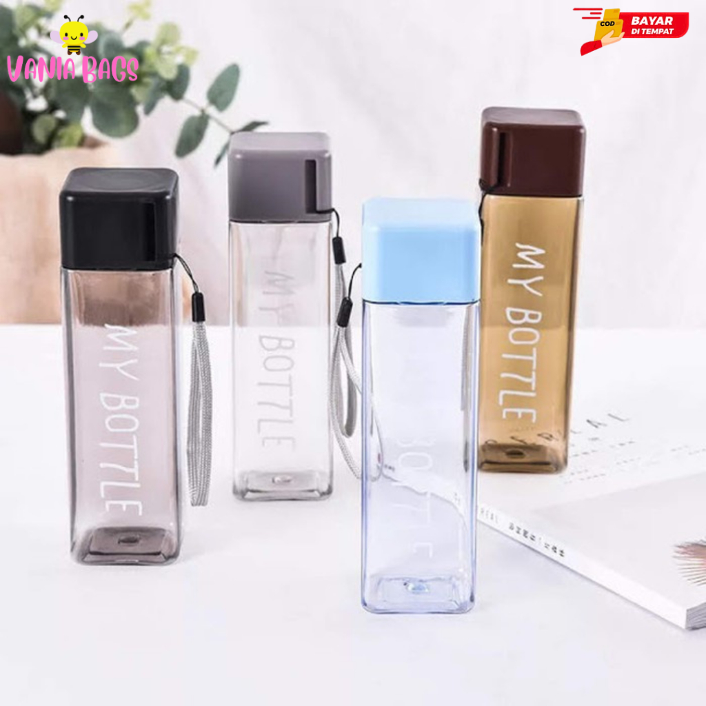 Jual my bottle botol minum 500ml model persegi anti pecah | Shopee ...