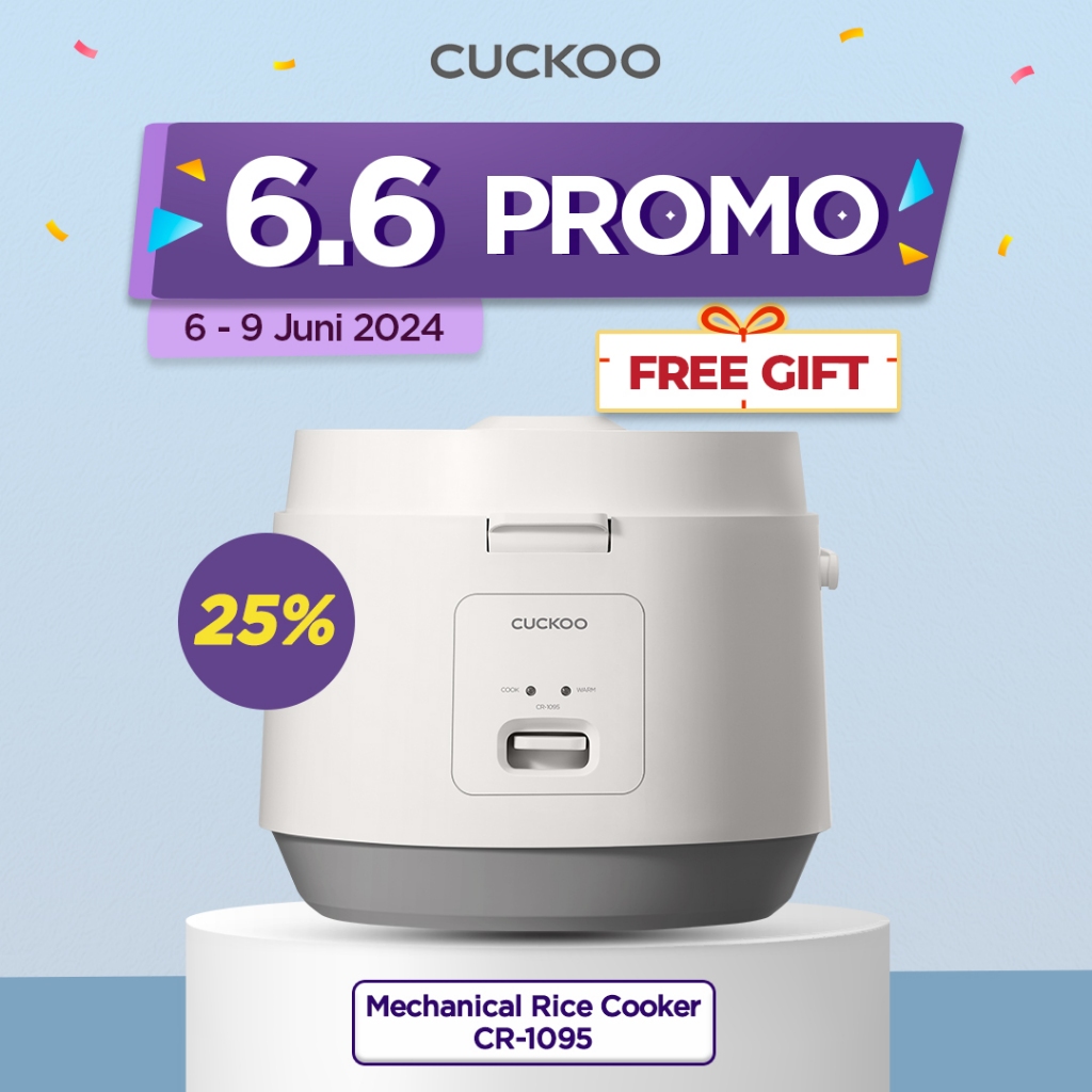 Jual CUCKOO Low Watt Mechanical Rice Cooker 1.8 L CR-1095 Magic Com ...