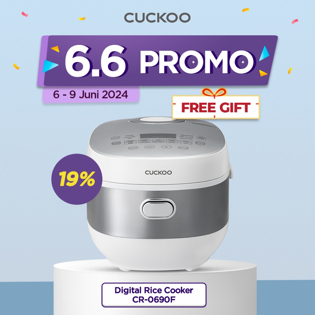 Jual CUCKOO Digital Rice Cooker 1 L CR-0690F Magic Com Penanak Nasi ...