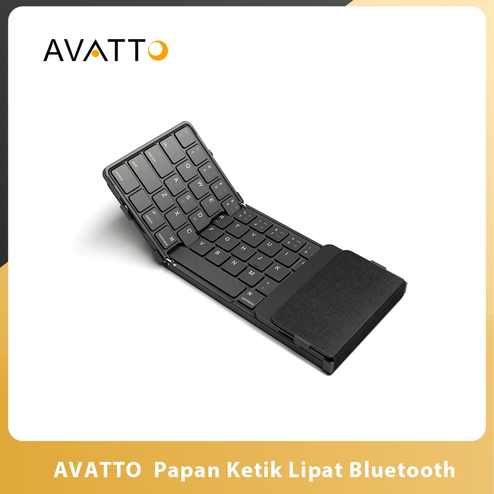 Jual AVATTO keyboard lipat nirkabel Bluetooth 5.1, papan ketik dengan ...