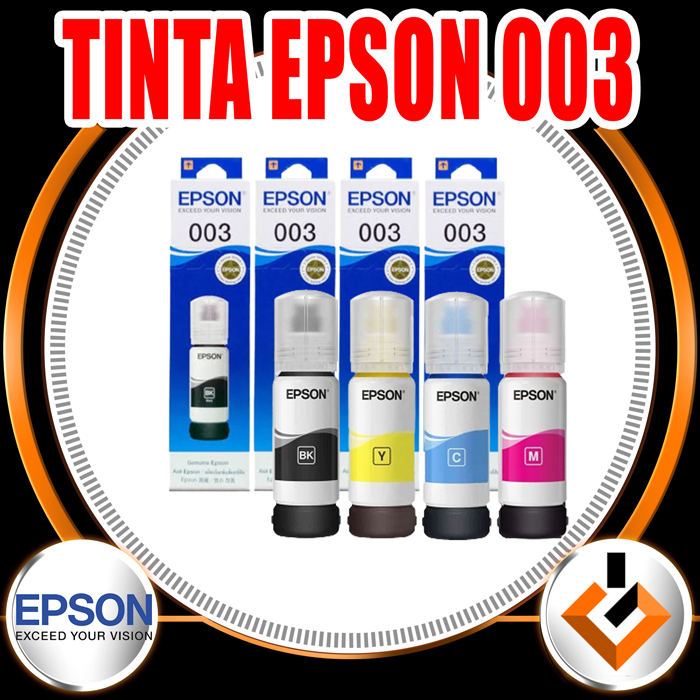 Jual Tinta Refill EPSON 003 Original Tinta Printer Epson L1100 L3100 ...