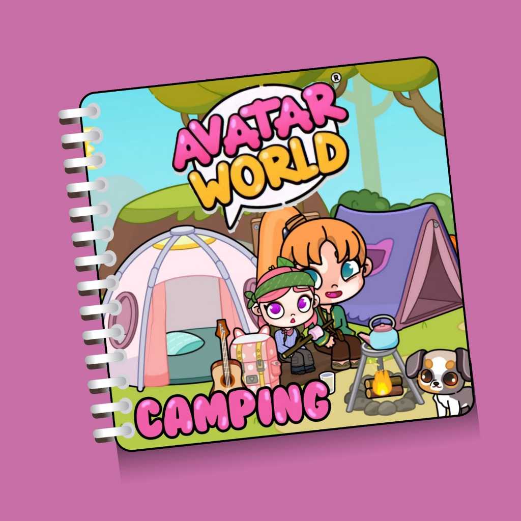 Jual Avatar World Paper Book edisi Camping Mainan Anak Bongkar Pasang ...