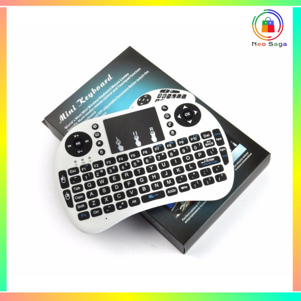 Jual Mini Keyboard i8 24G Handheld Keyboard Wireless Air Mouse Touchpad ...