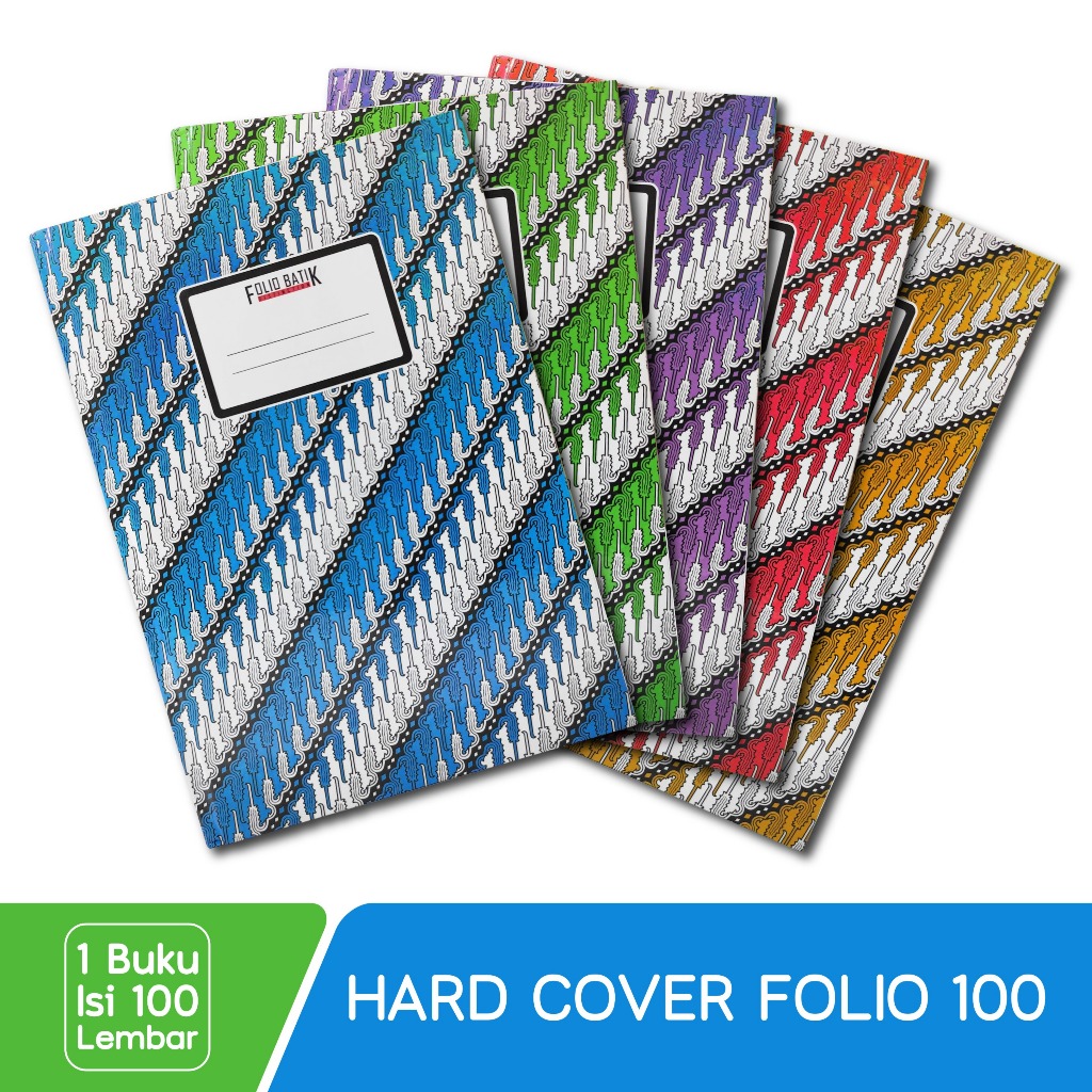 Jual My Book Distinction Buku Hard Cover Folio / F4 Batik Warna Glossy ...