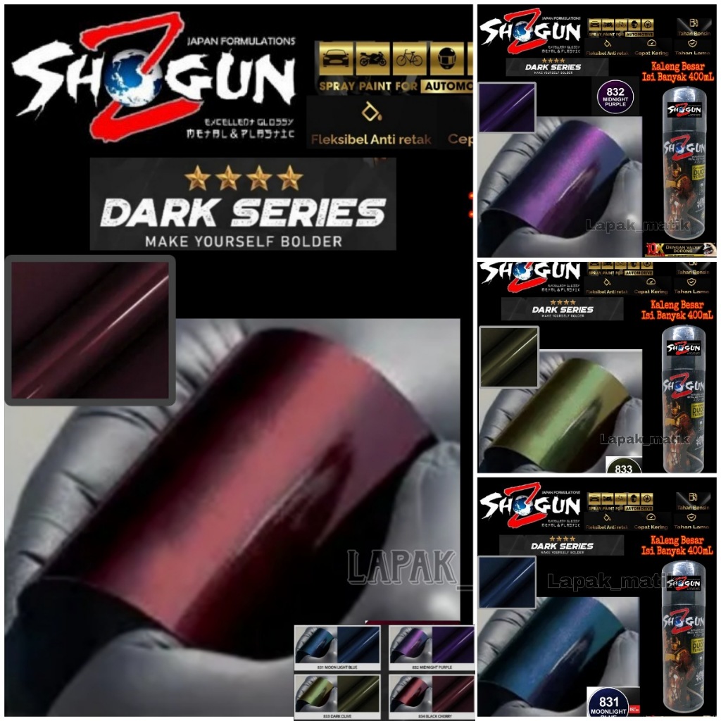 Jual Pilok SHOGUN Z DARK SERIES OLIVE BLACK CHERRY MOONLIGHT BLUE ...