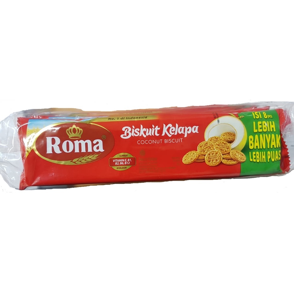 Jual Roma Biskuit Kelapa - Netto 36 gr/1 pack isi 10 bks/PROMO ...