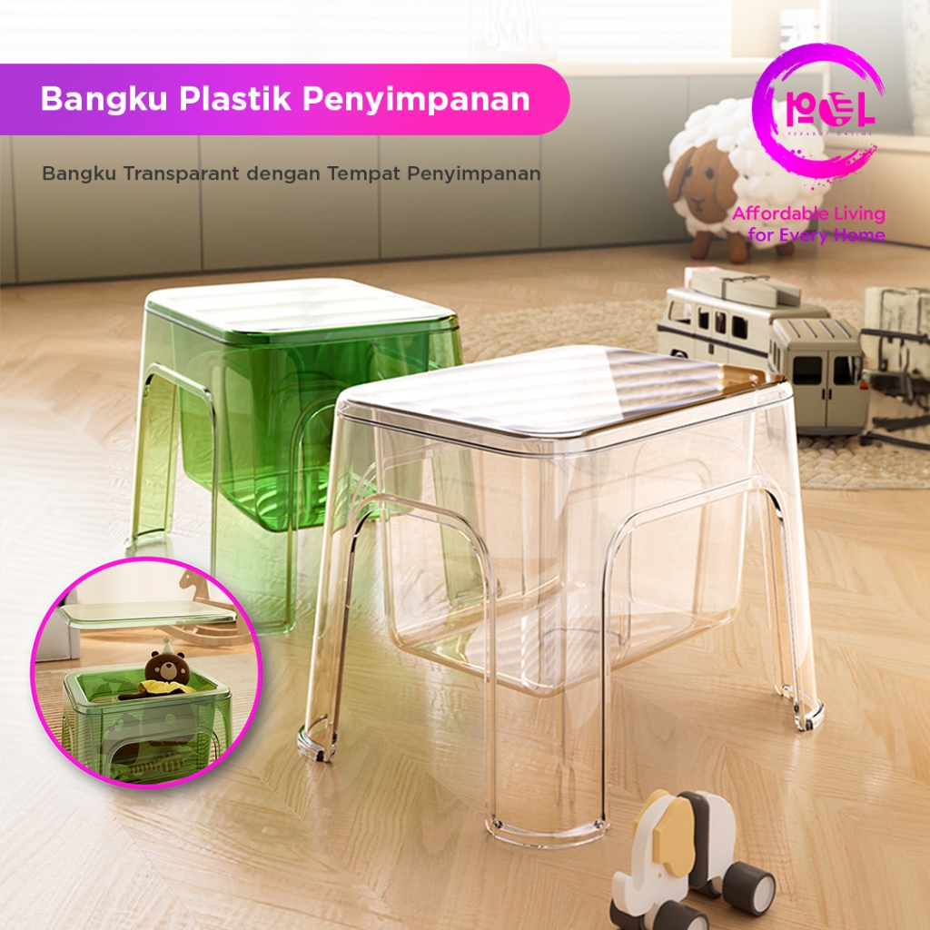 Jual POL - Kursi Mini Dengan Penyimpanan Akrilik | Shopee Indonesia