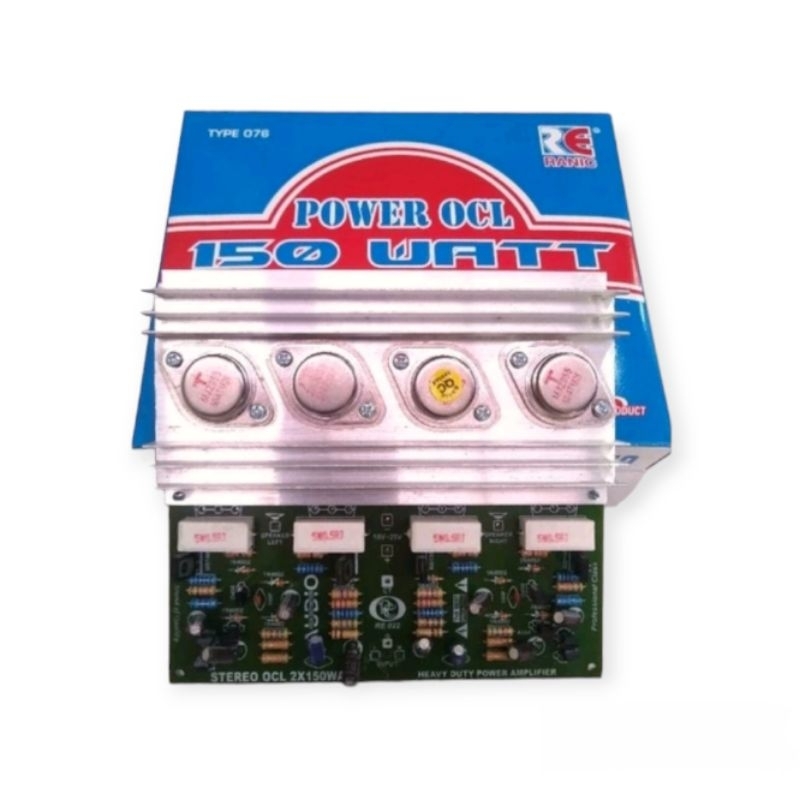 Jual KIT POWER OCL 150 WATT STEREO JENGKOL 2N3055 MJ2955 THOSIBA ...