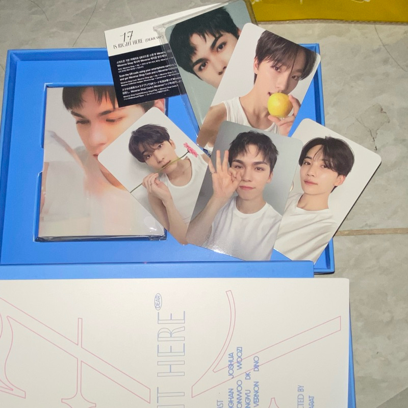 Jual Album SEVENTEEN BEST ALBUM 17 IS RIGHT HERE DEAR VER Vernon Cover + Booklet RpC Wonwoo ...