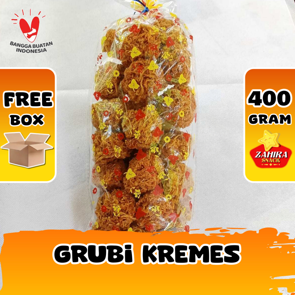 Jual Grubi Kremes Khas Jawa Tengah Jajanan Jadul 400 Gram | Shopee ...