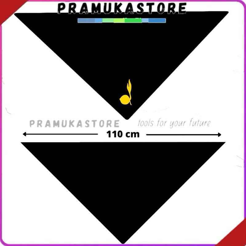 Jual Syal Pramuka Polos Hitam | Syal pramuka Sablon Tunas | slayer ...