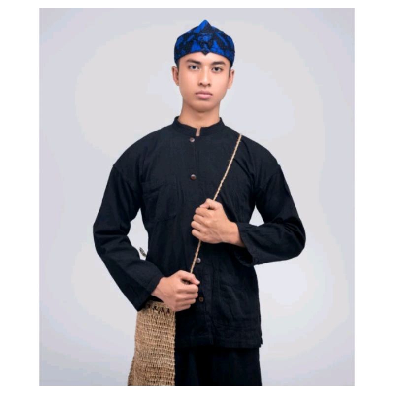 Jual SETELAN BAJU ADAT BADUY, BAJU PANGSI PREMIUM PRIA/COWOK,HITAM KHAS ...